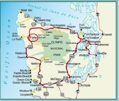 Crepúsculo: Mapa de Forks